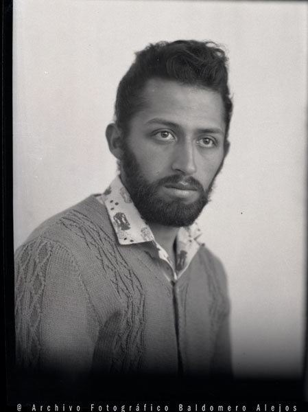 Señor con barba · Catálogo Archivo Fotográfico Baldomero Alejos